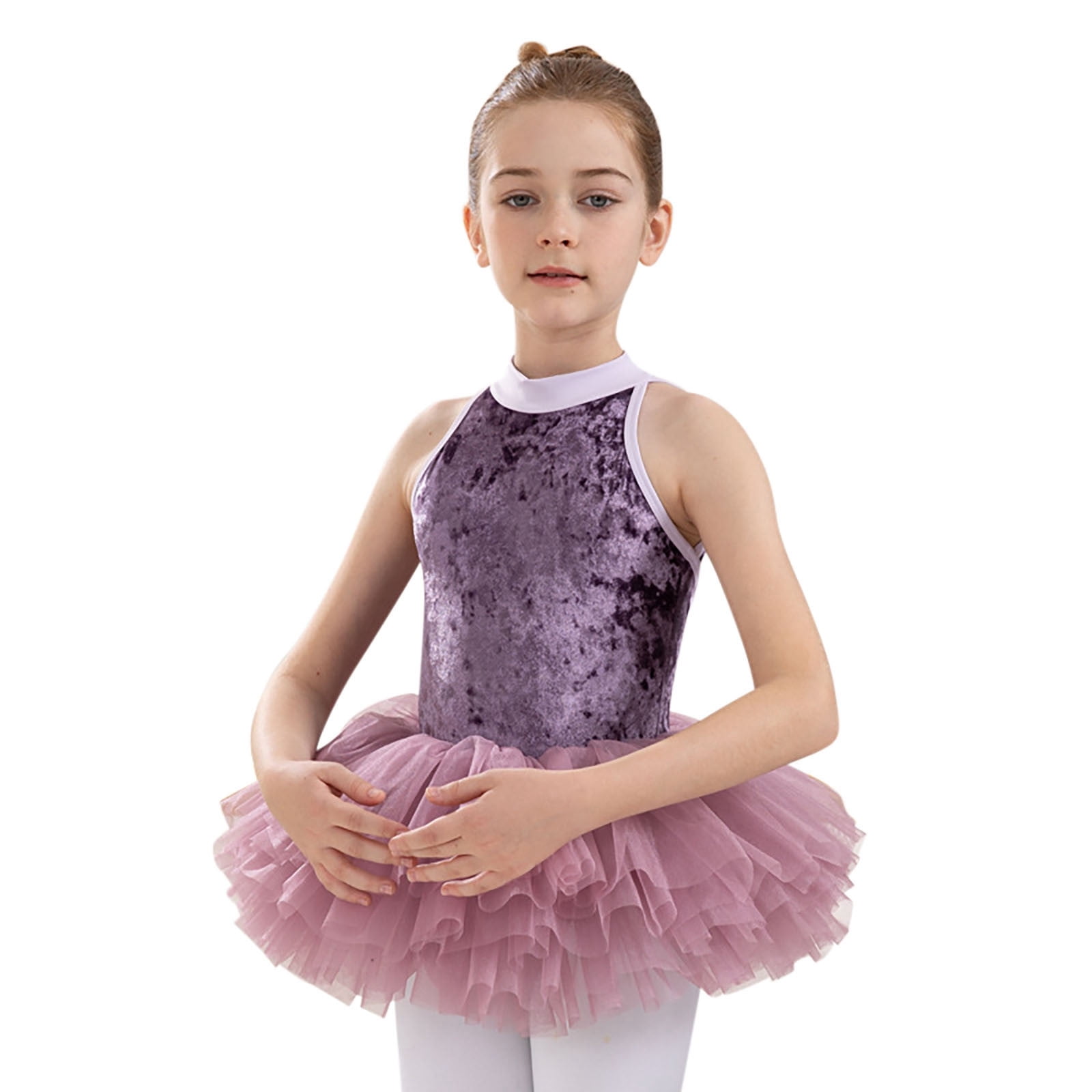 Baby Girl Outfit Ruffle Girls' Training Dress Performance Dress Latin ...