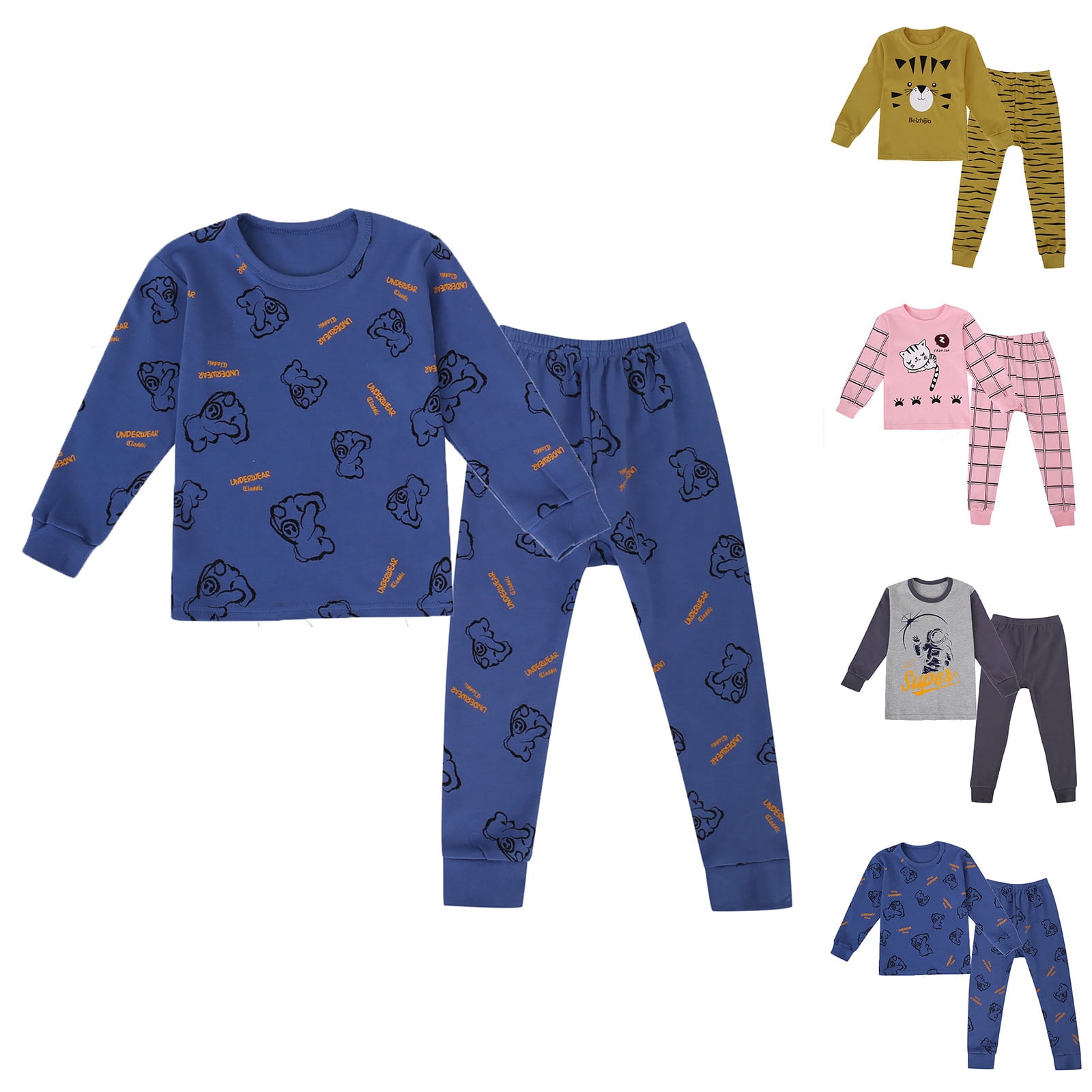 Baby Girl Outfits Kids High Neck Cotton Blend Long Sleeve Top and Pants ...