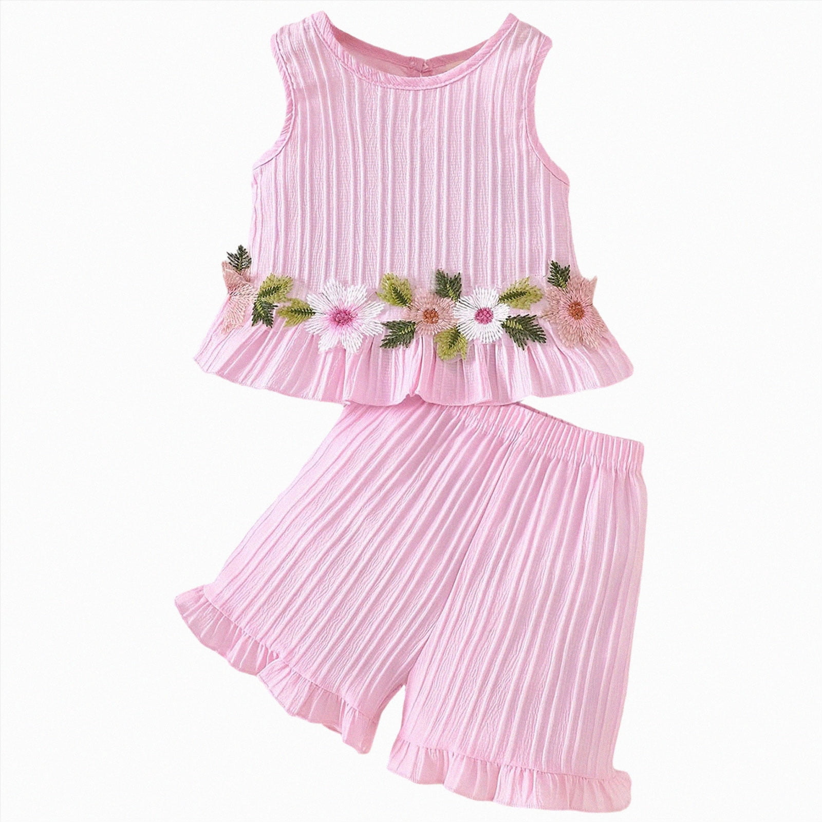 Baby Girl Outfits Toddler Baby Girl Spring Outfits Floral Print Short ...