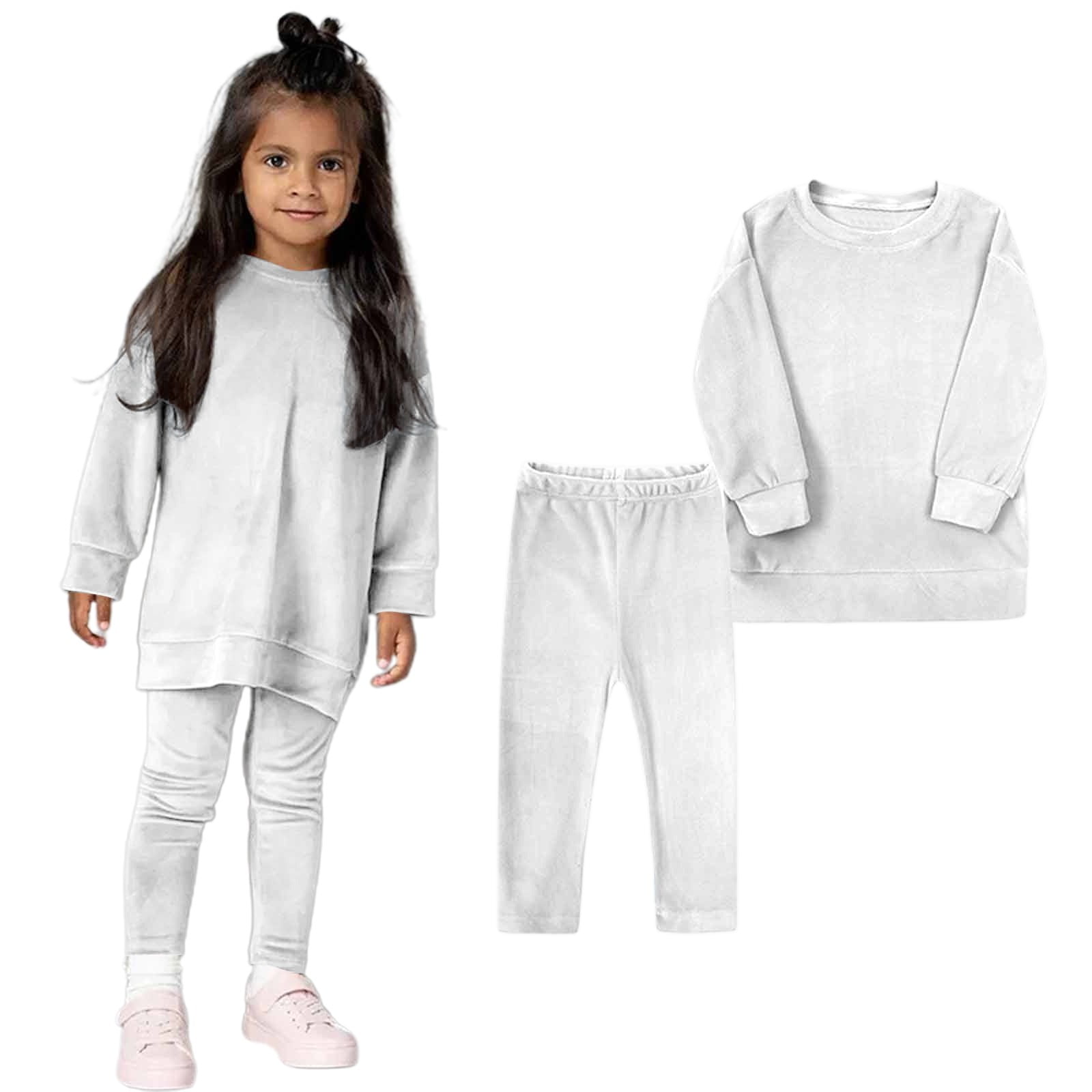 Baby Girl Outfits,Velvet Two Piece Girls Outfits Autumn Winter Casual ...