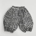 Baby Girl Pants Wide Leg Pants Graphic Print Pocket Elastic Waist Loose ...
