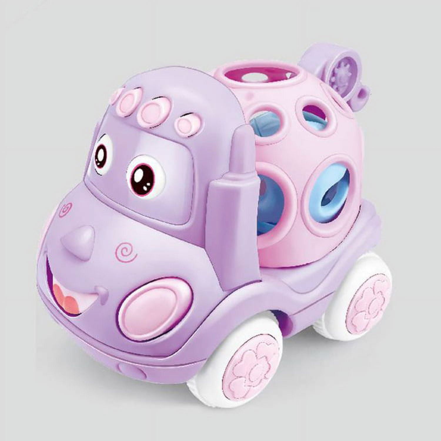 Baby Girl Rattle Roll Car Push Vehicles Soft Rubber Toy 6 12 Months ...