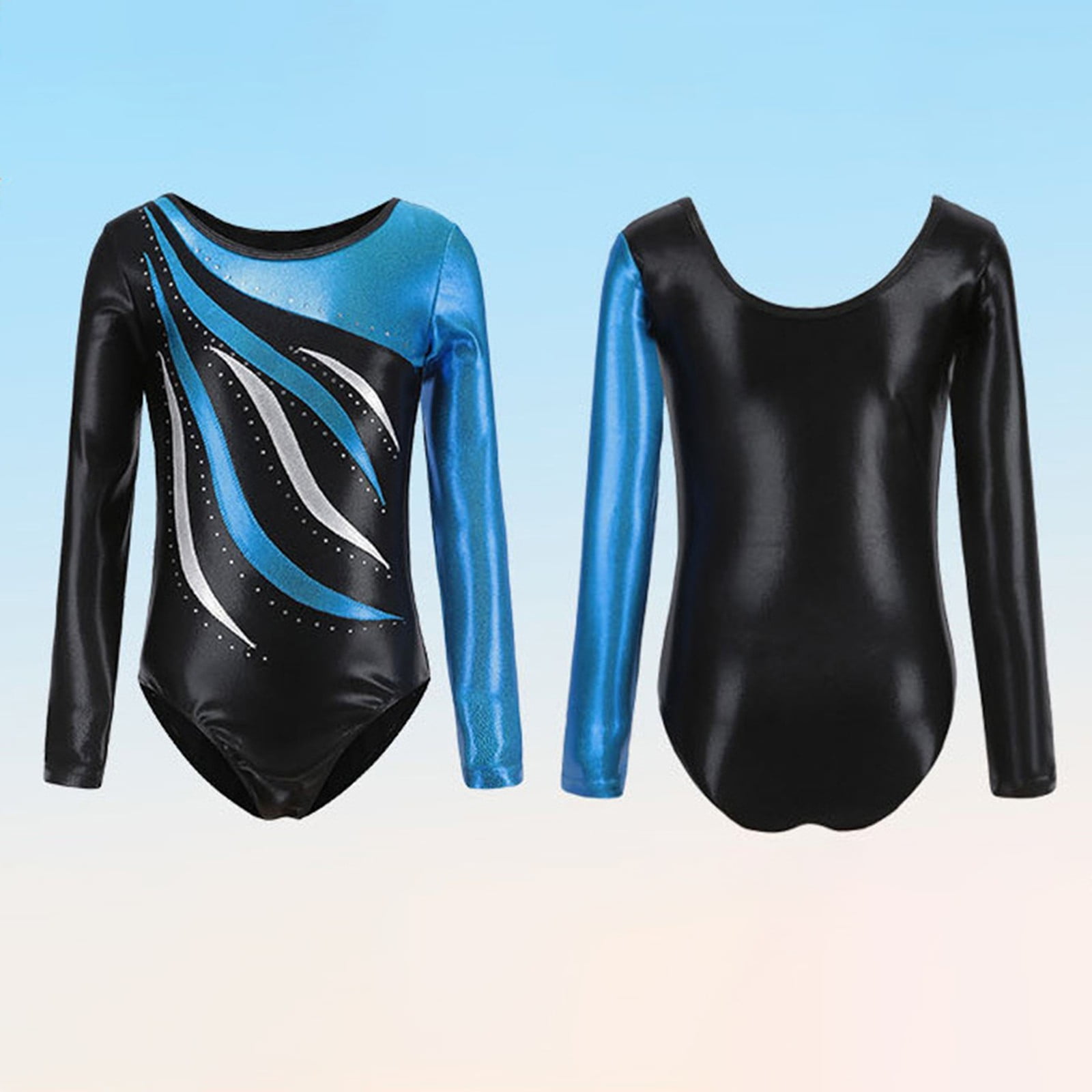 Baby Girl Rompers Kids Toddler Girls Long Sleeve Gymnastics Leotard ...