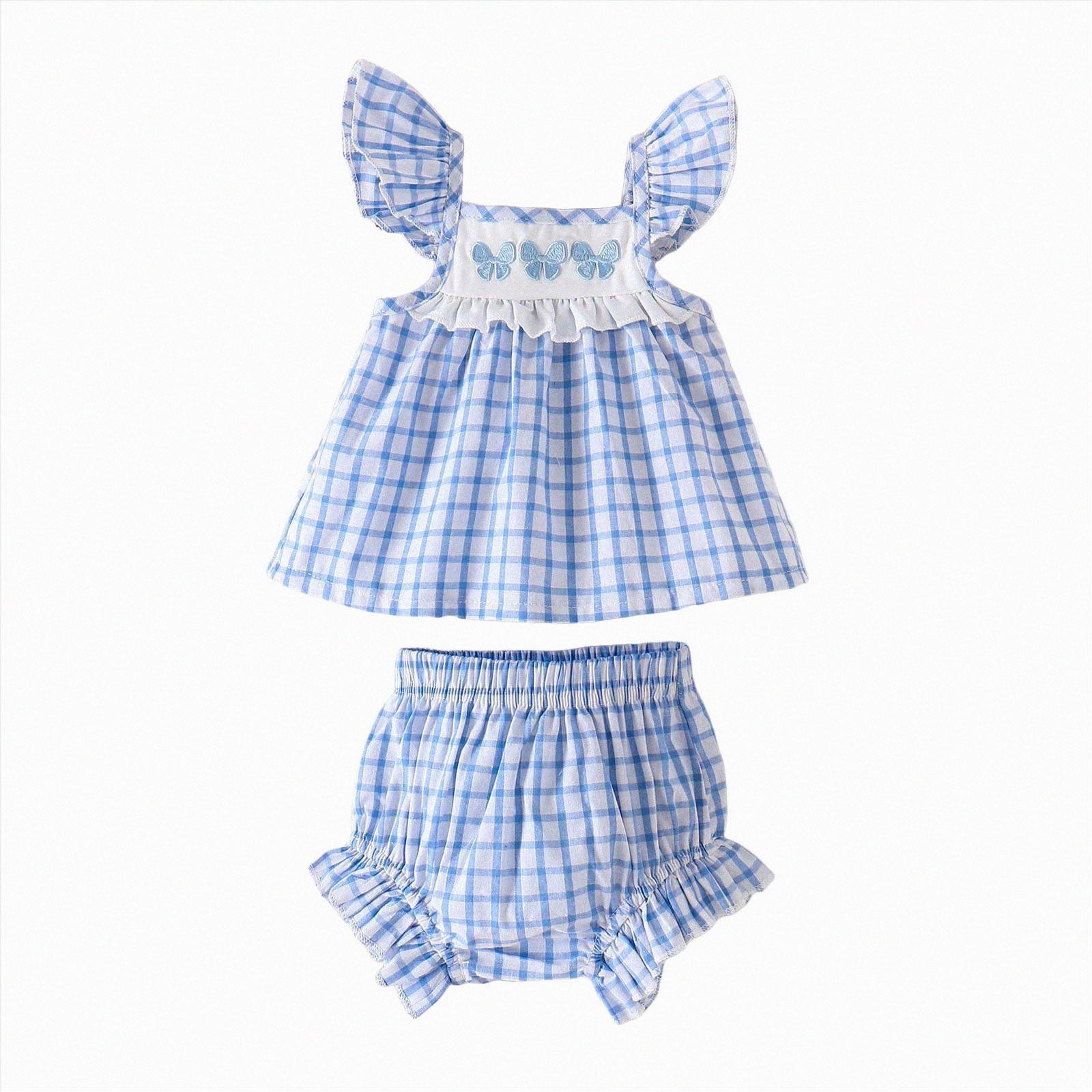 Baby Girl Summer Clothes 2 Piece Newborn Outfits Baby Girl Sleeveless ...