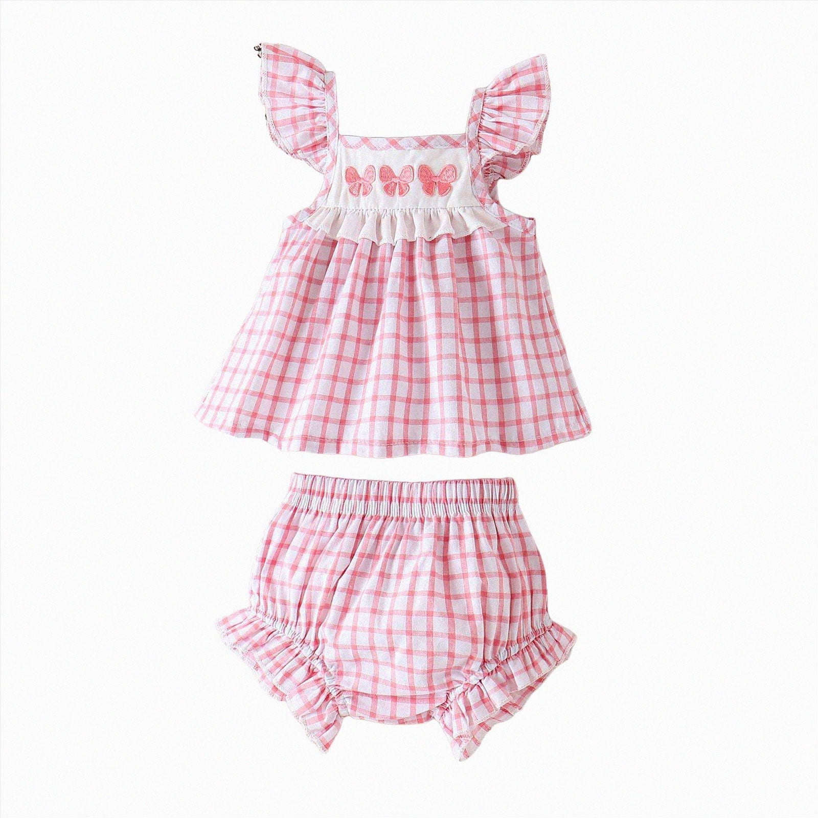 Baby Girl Summer Clothes 2 Piece Newborn Outfits Baby Girl Sleeveless ...