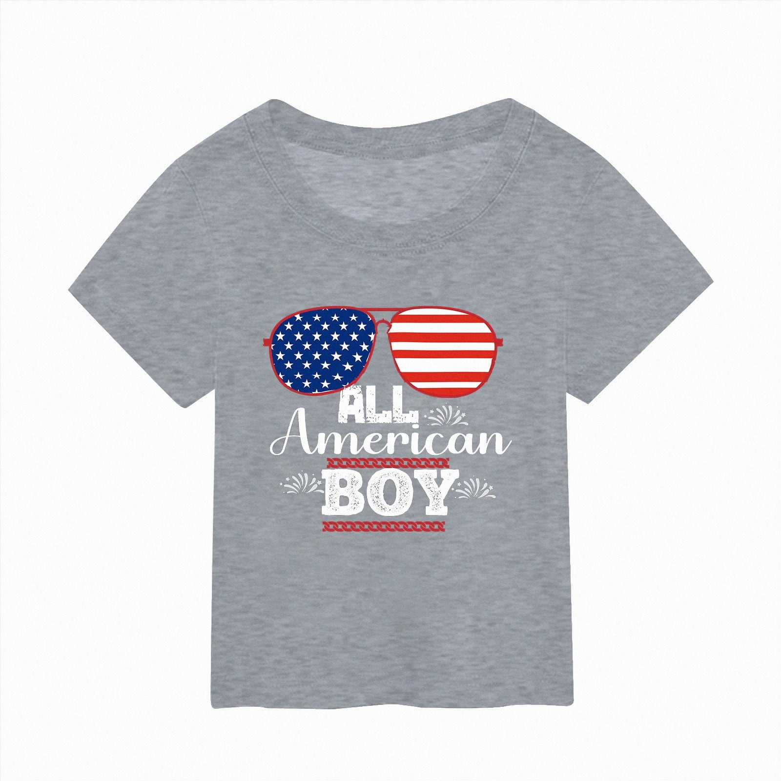 Baby Girl Summer Clothes Independence Day Girls T Shirts Letter Print ...