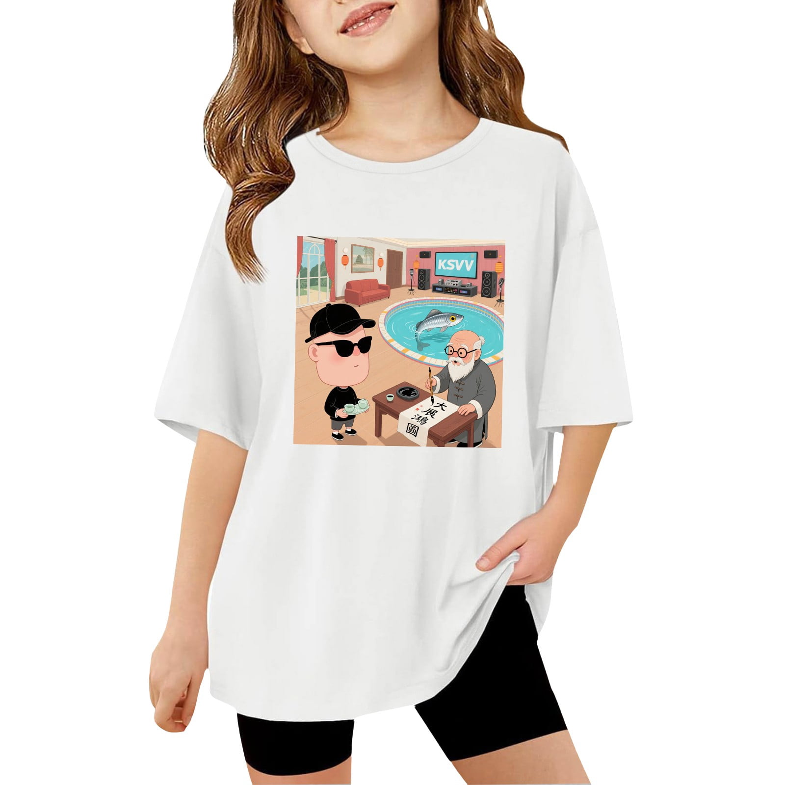 Baby Girl Summer Clothes Kids Boys and Girls Graphic T Shirt with ...