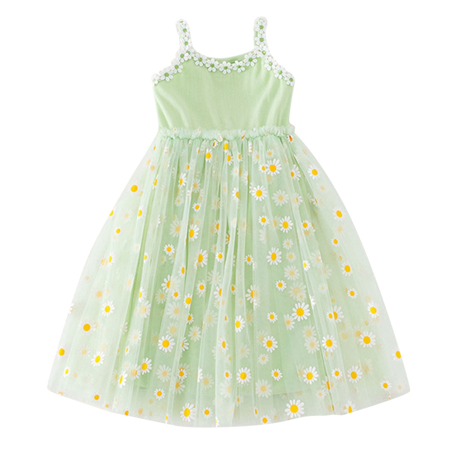 Baby Girl Summer Dresses Casual Sundress Tulle Skirt Fashion Daisy ...