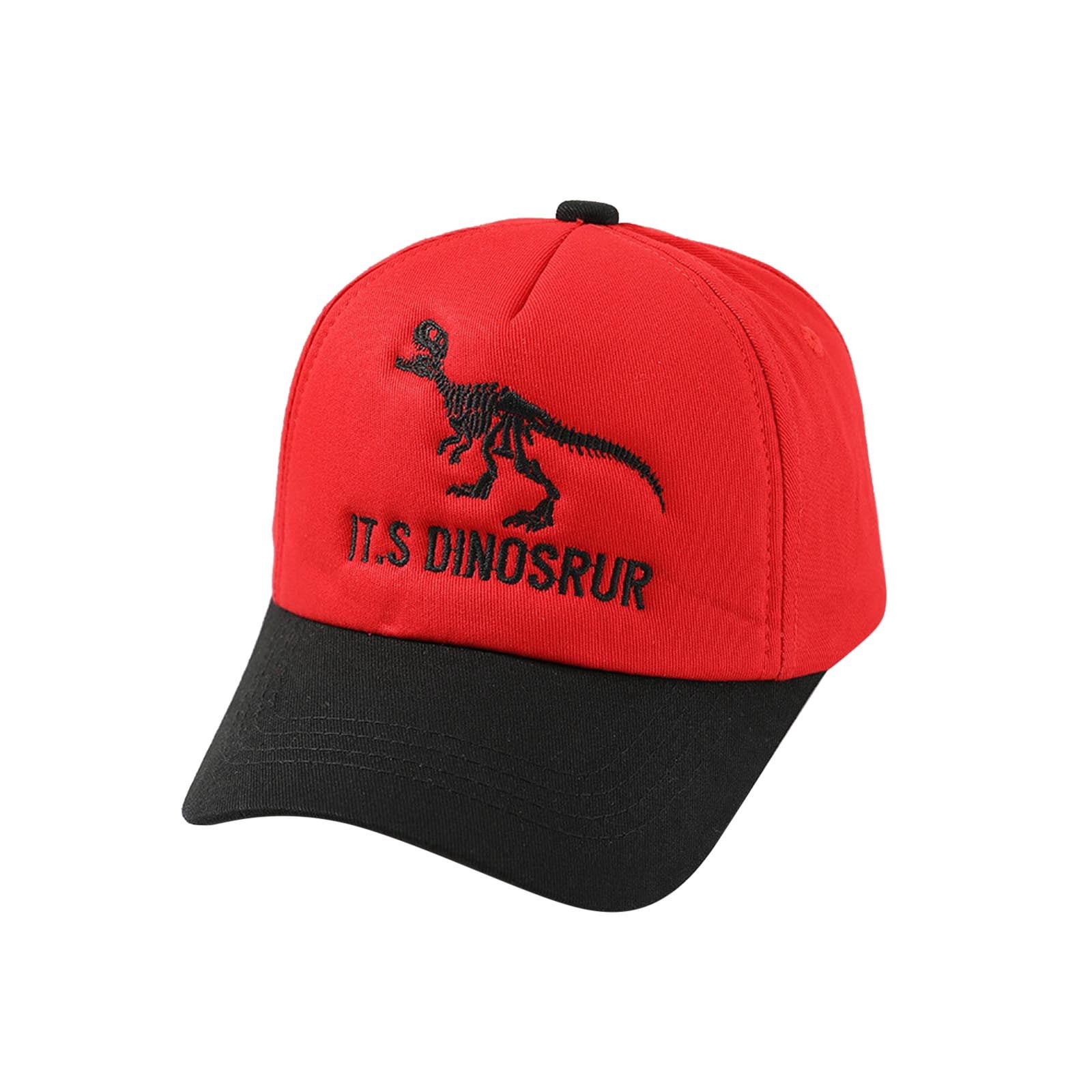 Baby Girl Sun Hat Trendy Kids Color Blocked Baseball Cap Cute Dinosaur ...