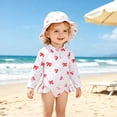 Baby Girl Swimsuit 12-18 Months Ruffled Styles Floral Quick-Drying Upf ...