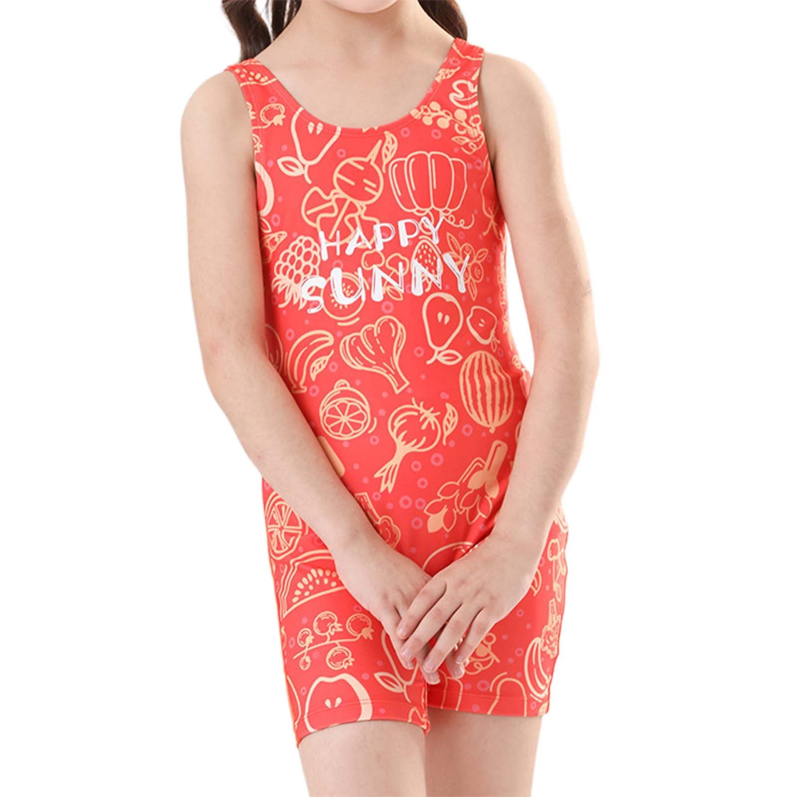 Baby Girl Swimsuit Kids Swim Suit Boyleg Design Training Swimwear ...