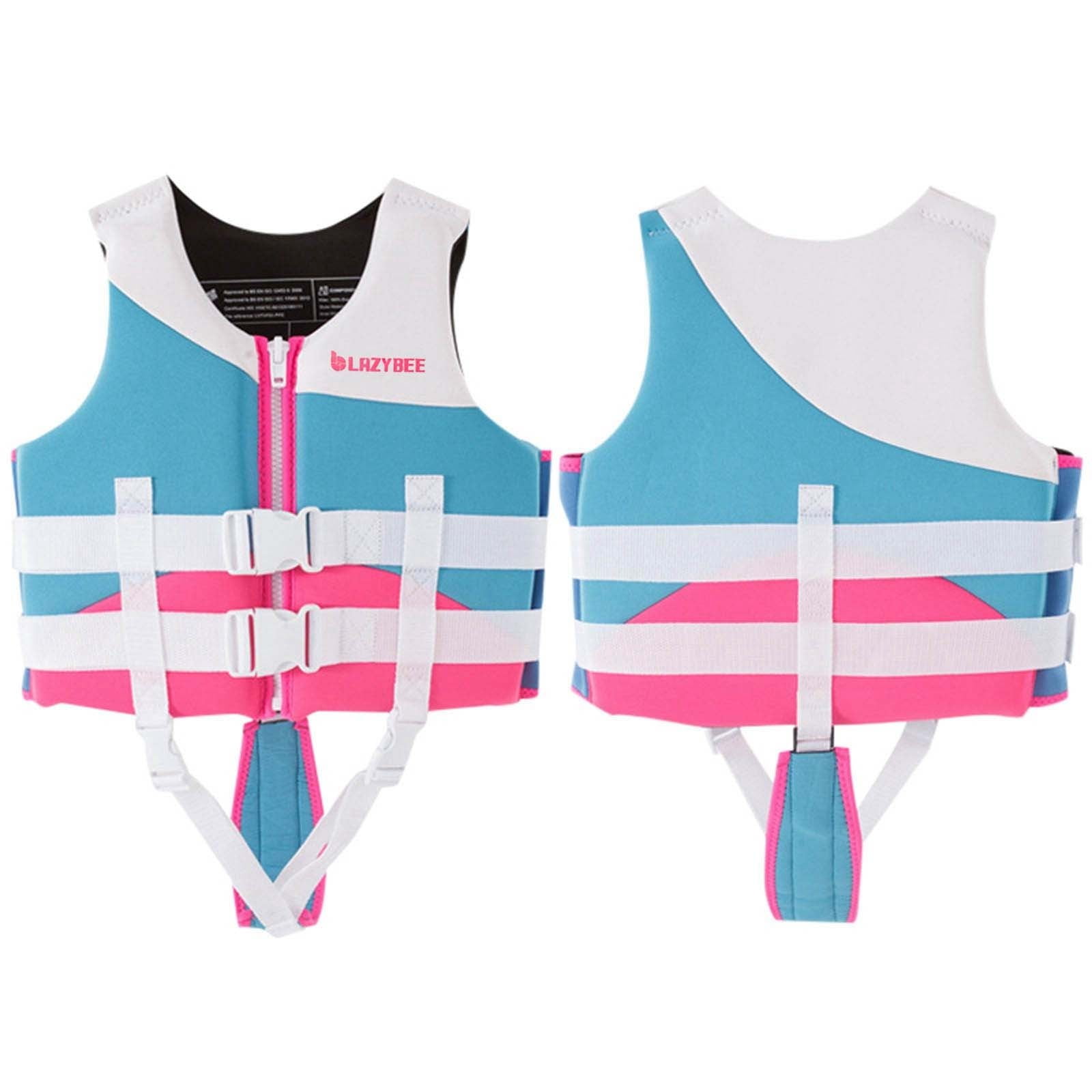 Baby Girl Swimsuit Snorkeling Swimming Rafting Vest Buoyancy Back Heart ...