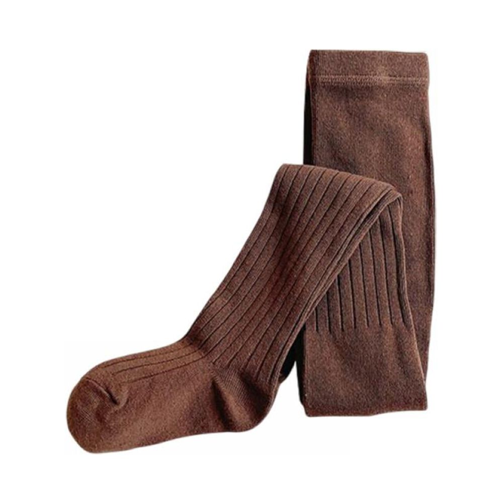 Baby Girl Tights Thick Cable Knit Leggings Stockings Cotton Pantyhose ...