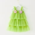 Baby Girl Tulle Dress A-Line Green Sleeveless Princess Butterfly Wings ...