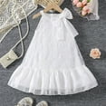 Baby Girl Tulle Dress A-Line White Dresses for Girls Sleeveless ...