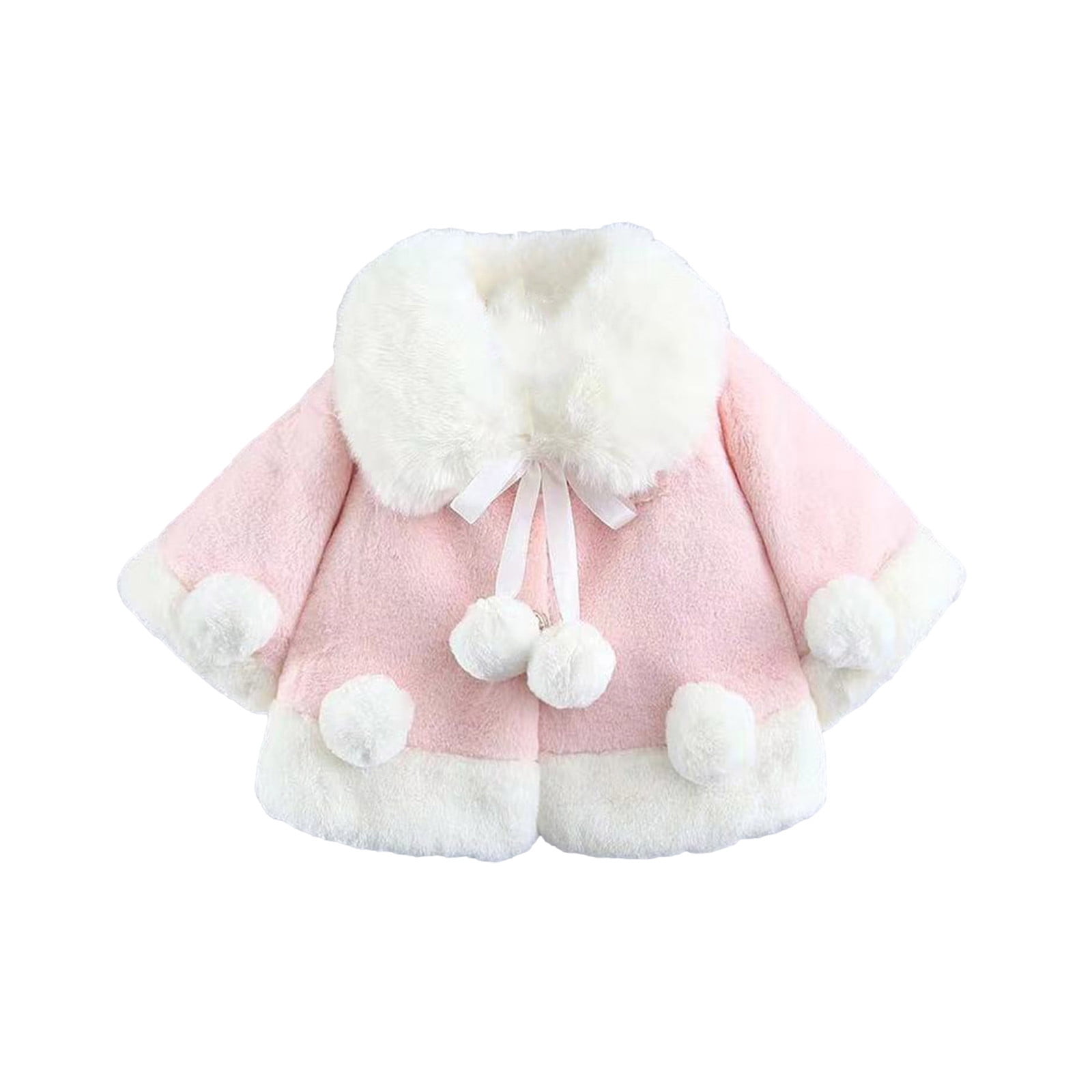 Baby Girl Winter Outfits Solid Color Cute Warm Winter Toddler Hooded ...