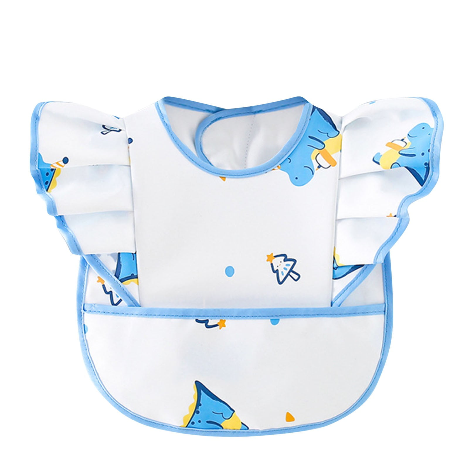 Baby Girls Bib Cute Waterproof Feeding Bibs Infant Soft Smock Bibs for ...
