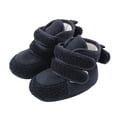 Baby Girls Boys Booties Soft Non Sole Winter Warm Cozy Toddler First ...