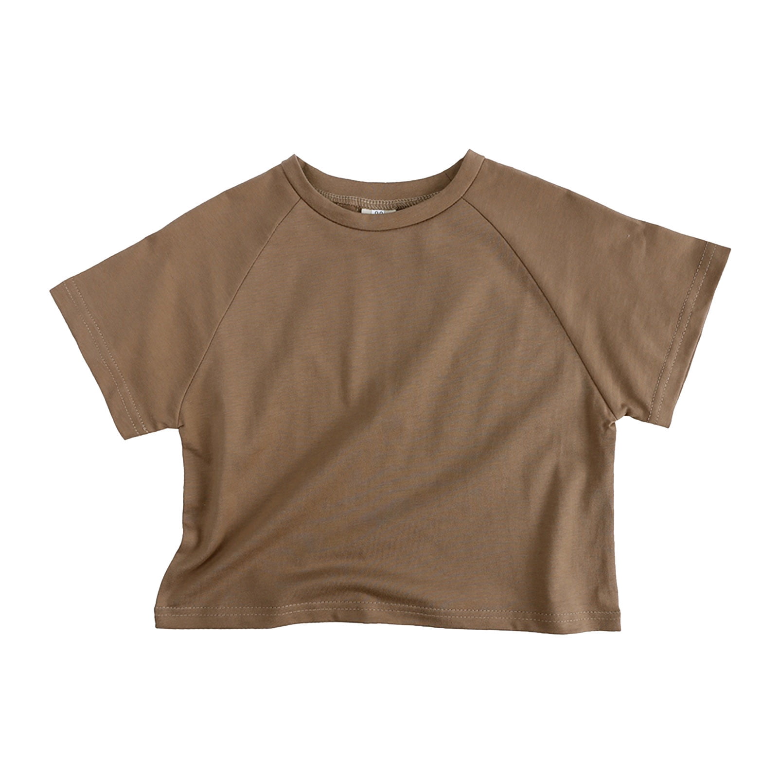 Baby Girls Boys Crewneck Summer Basic Tees Kids Comfy Soft Loose ...
