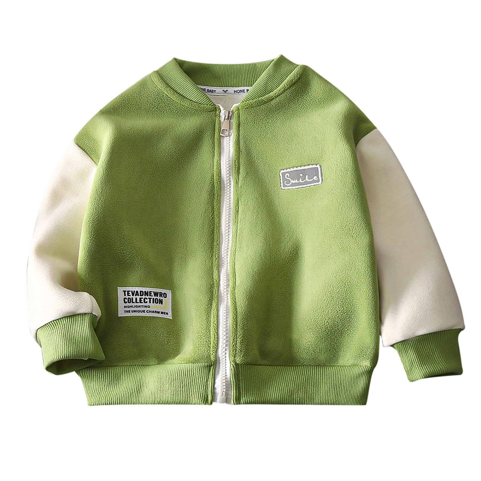 Baby Girls Boys Fleece Jacket Cute Cartoon Animal Printed Long Sleeve ...