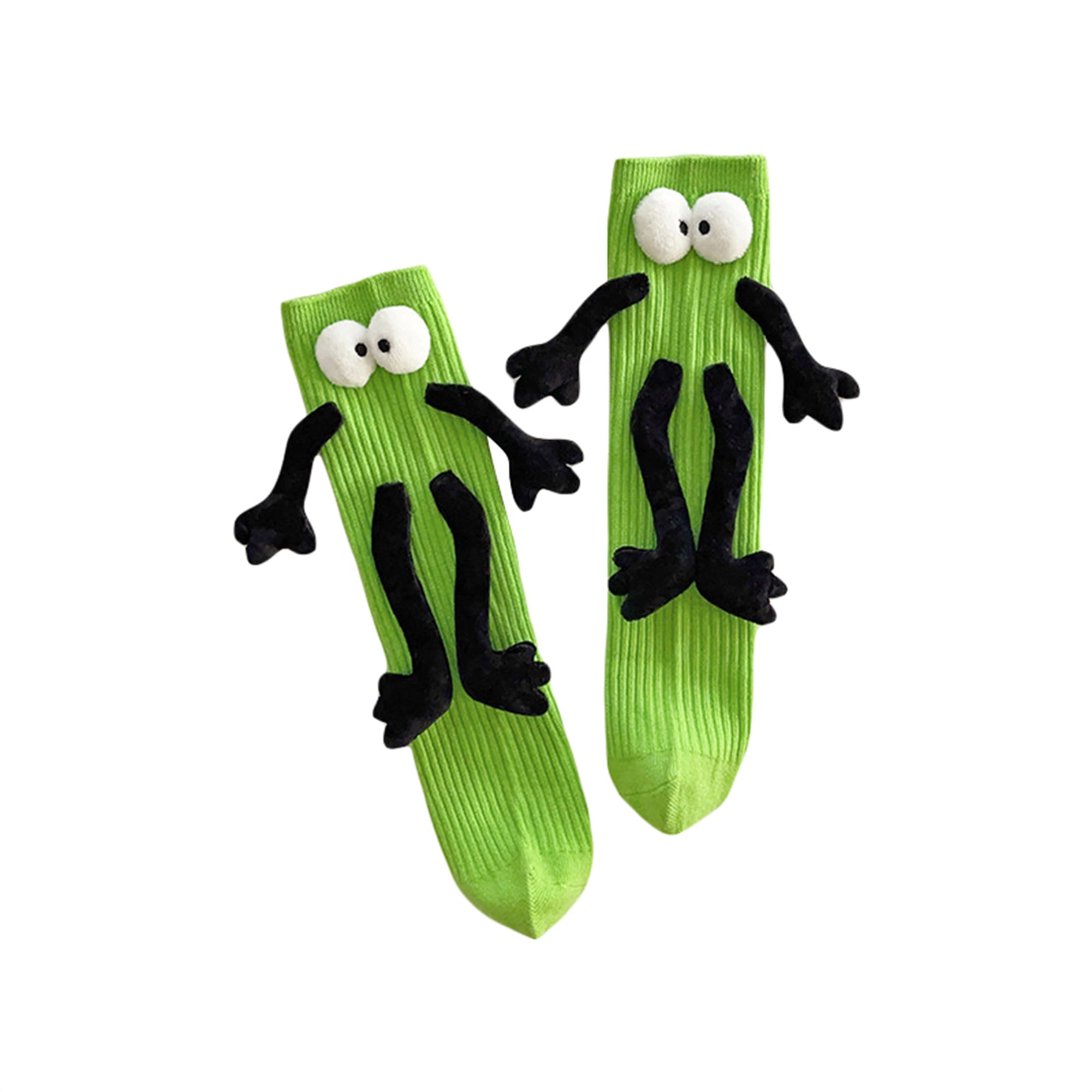 Baby Girls Boys Holding hands Socks with Magnet Crew Soft Summer Funny ...