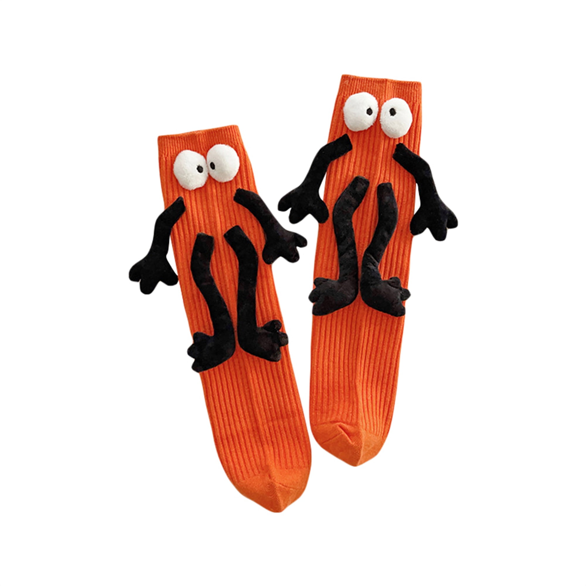 Baby Girls Boys Holding hands Socks with Magnet Crew Soft Summer Funny ...