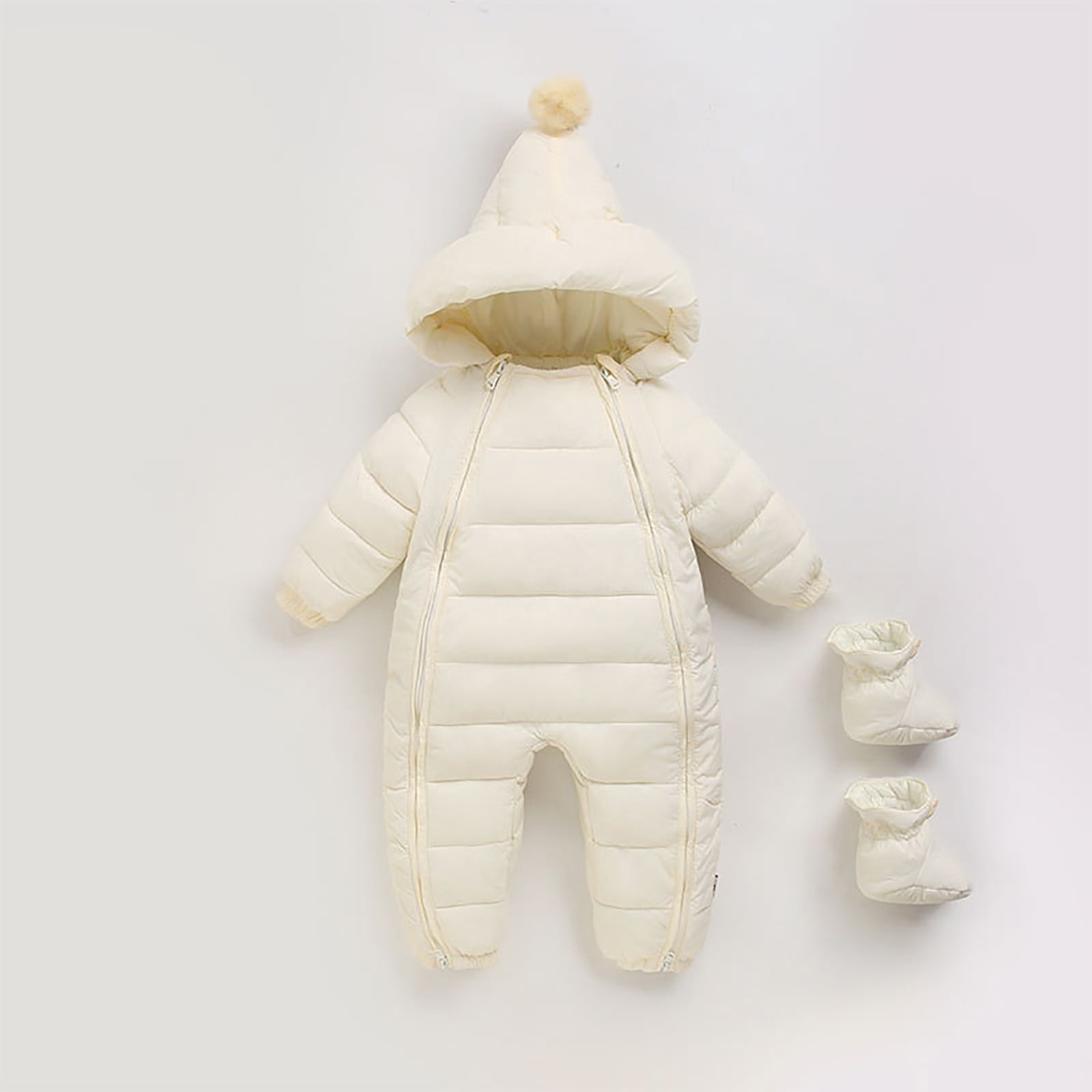 Baby Girls Boys Snowsuit Winter Outwear Romper for Thermal Coat Warm Windproof Long Sleeve Baby ...