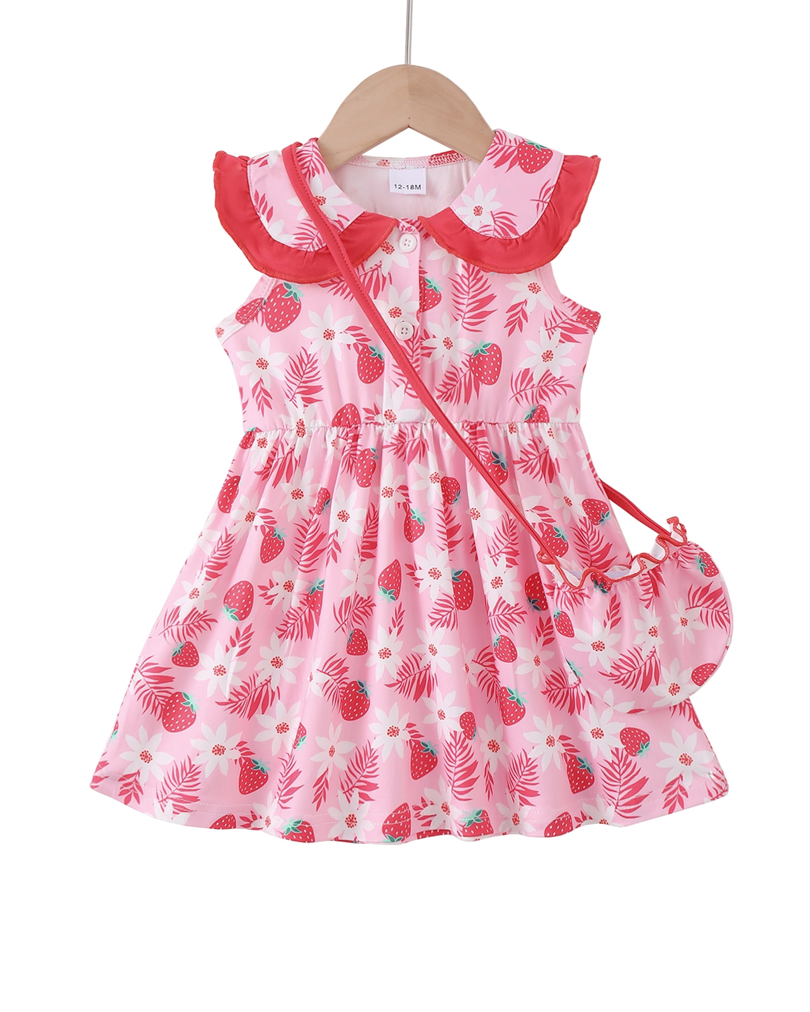 Baby Girls Clothes Infant Girls Strawberry Dress 6 Months Girls Summer ...