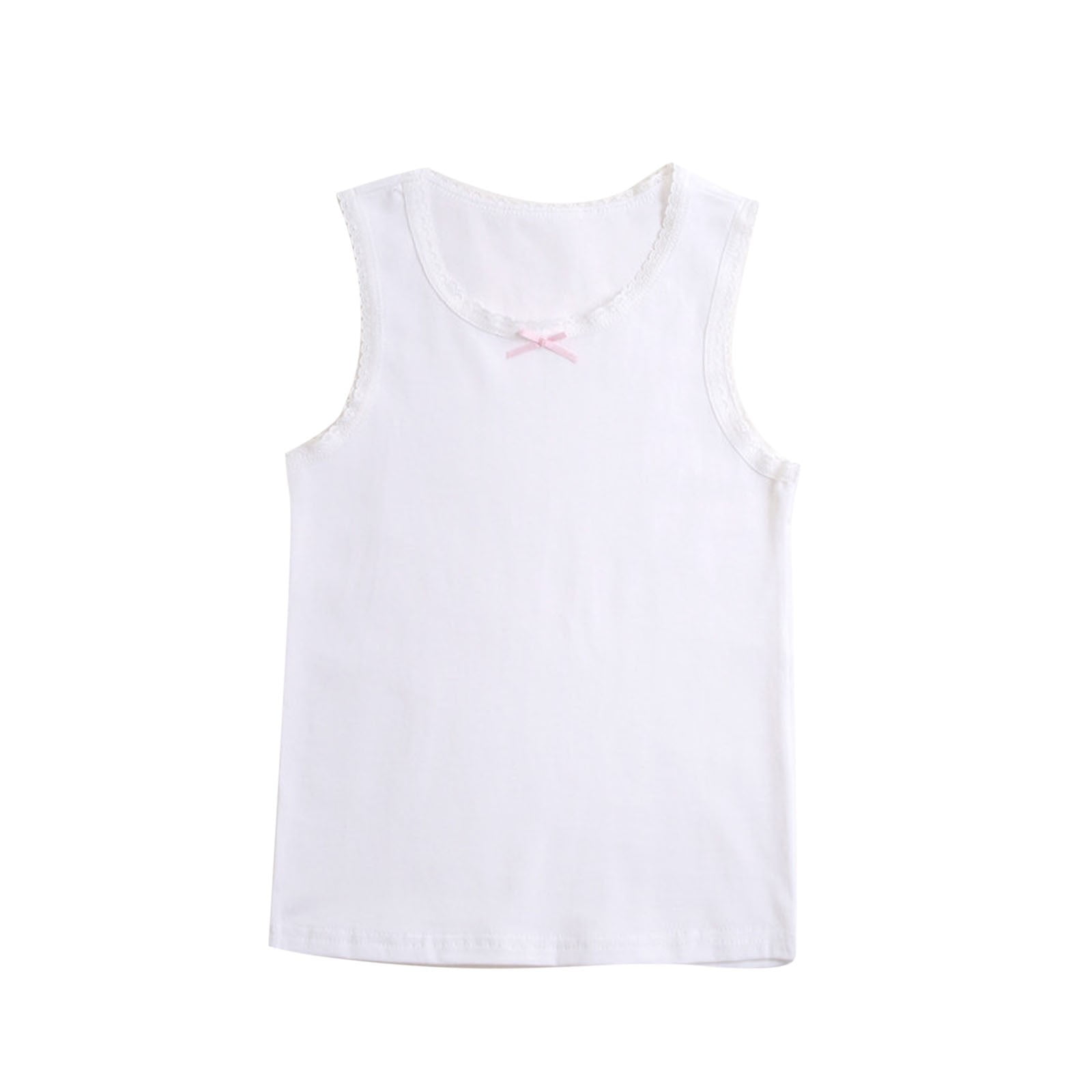 Baby Girls Clothes Summer Basic Tank Tops Cotton Lace Undershirt Soft ...