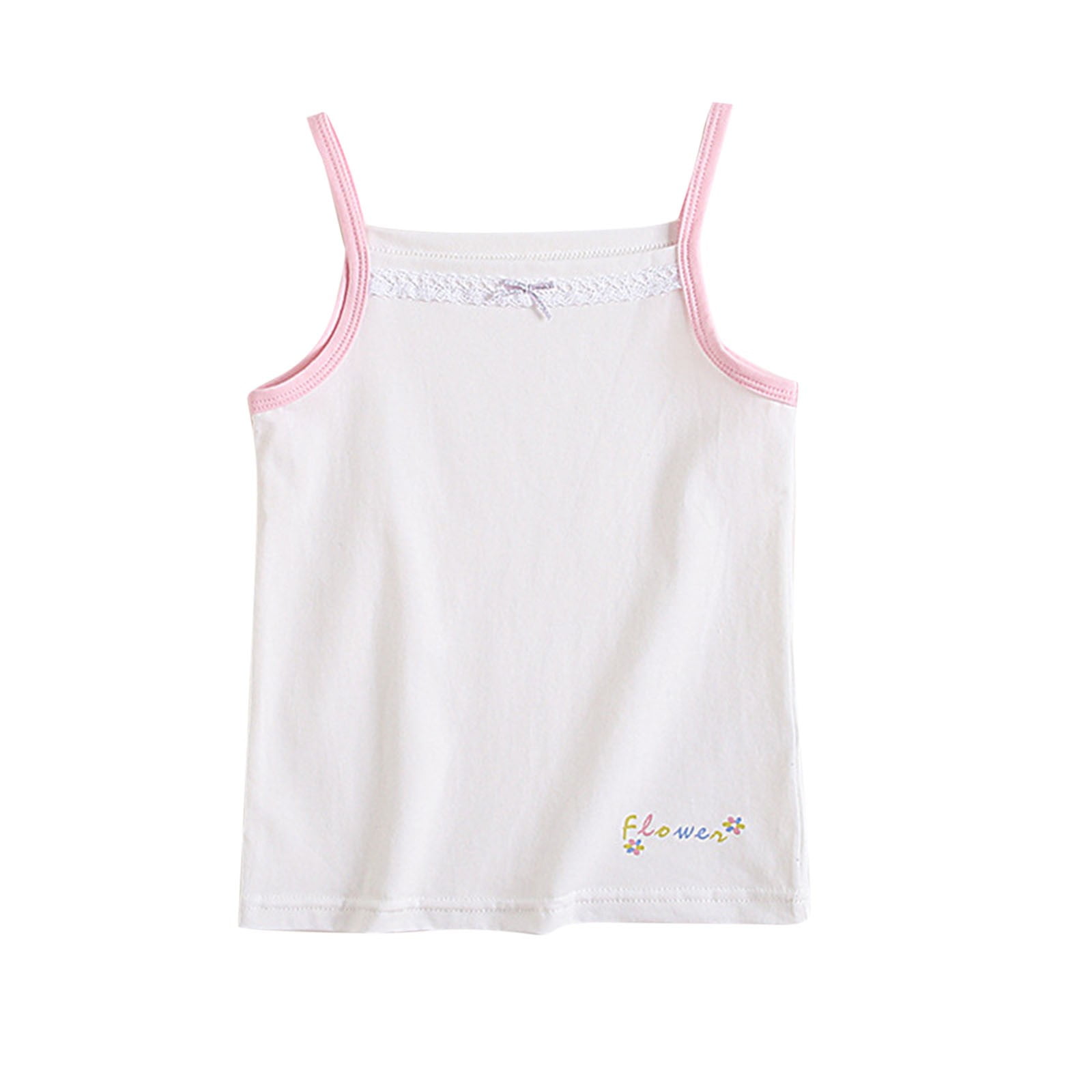 Baby Girls Clothes Summer Basic Tank Tops Cotton Lace Undershirt Soft ...