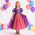 Baby Girls' Elegant Lace Tutu Dress - Color-Block Party Gown for ...