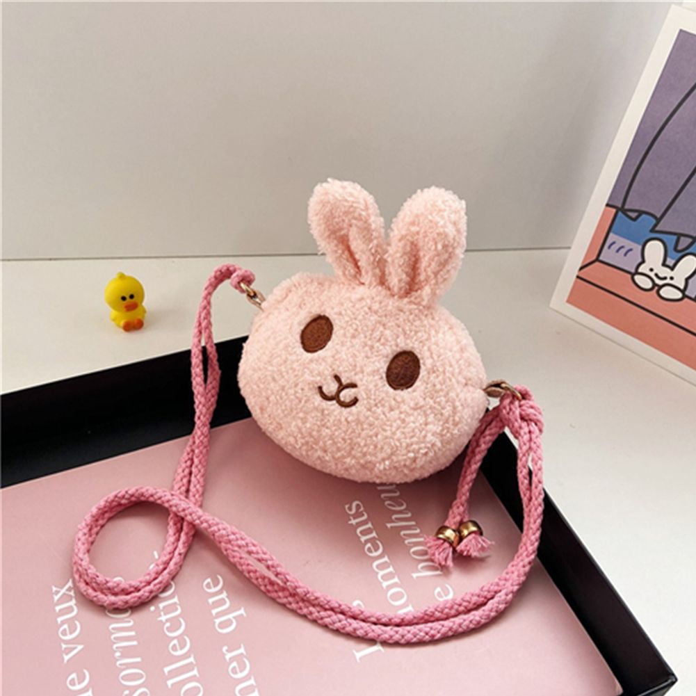 Baby Girls Fashion Rabbit Handbags Cute Soft Cartoon Bunny Crossbody ...
