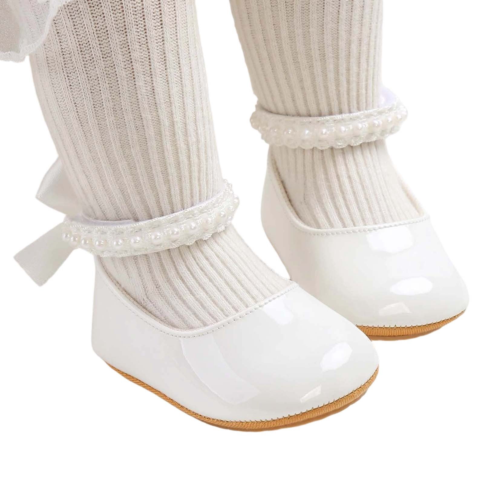 Baby Girls First Walking Sandals Soft Sole Infant Shoes with Pearl for ...