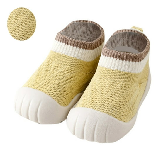Baby Girls First Walking Shoes Non Rubber Sole Slippers With Adorable Bow Design - Walmart.com