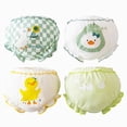 Baby Girls Potty Training Pants 4 Pack Baby Pants Unisex Underpants ...