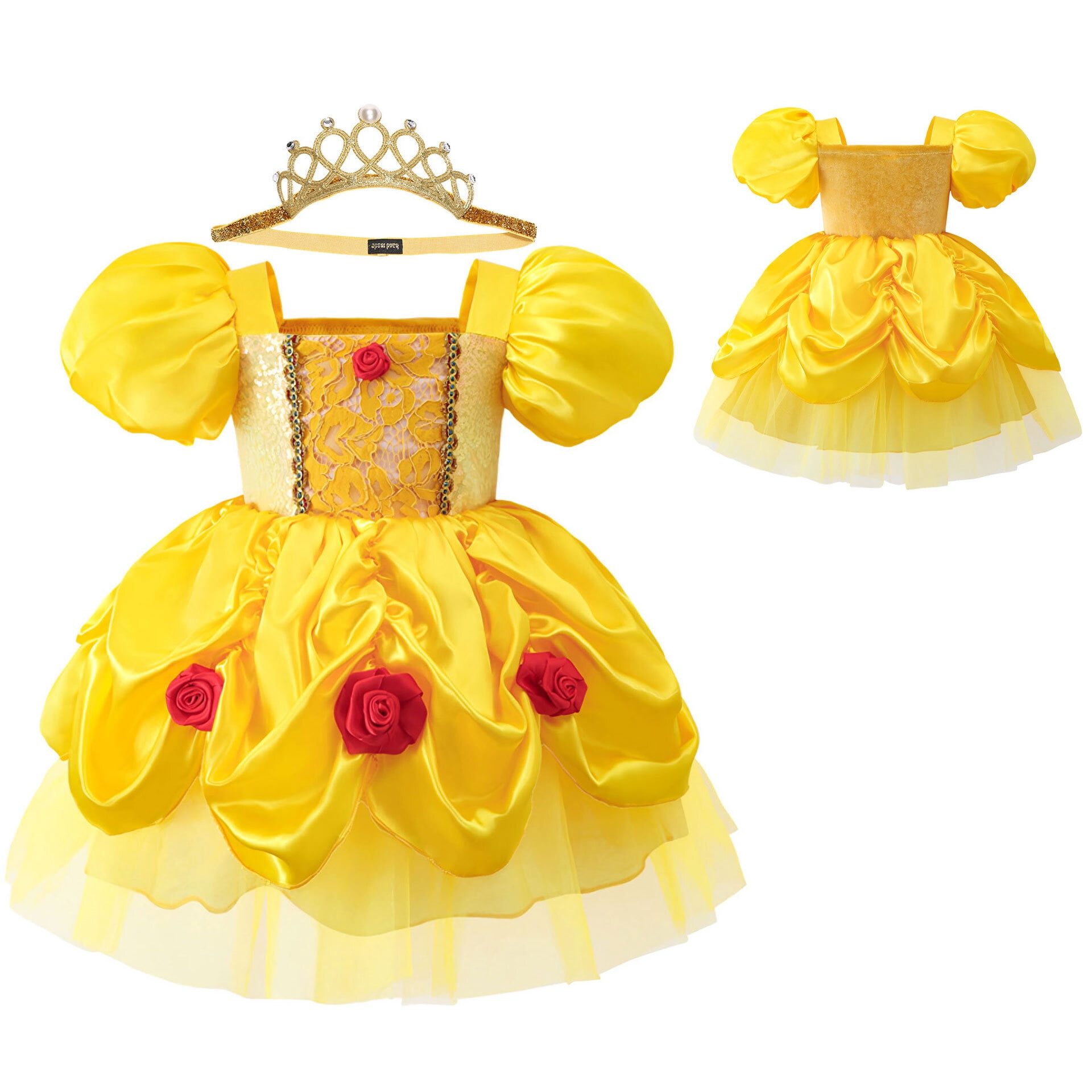 Infant Baby Girl Costume Dress Romper Tulle Tutu Fancy Bodysuit Outfit ...