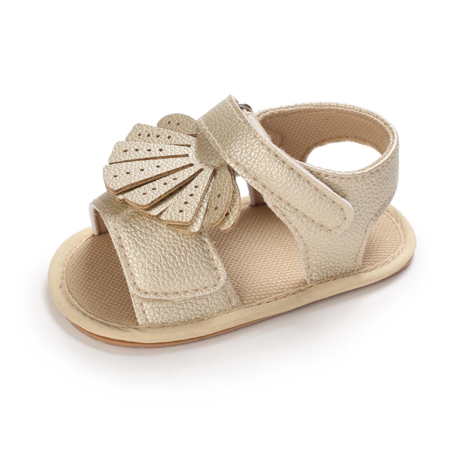 Baby Girls Sandal Summer Toddler Slipper Shoes 0-24 months Newborn Baby Summer Sandals Bow Soft ...