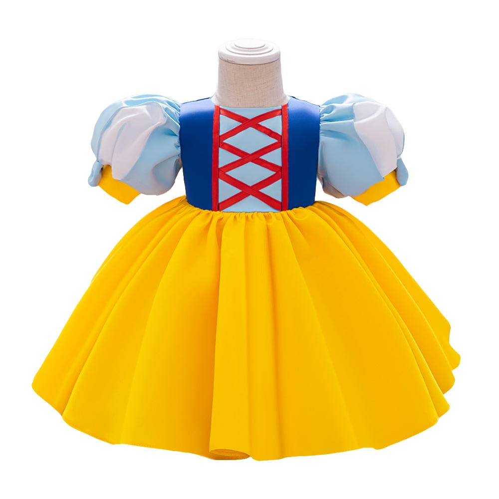 Baby Girls Snow Princess Dress Female Halloween Birthday Outfits ...