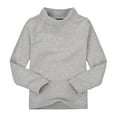 Baby Girls Soft Cotton Thermal Shirts Mock Crewneck Long Sleeve ...