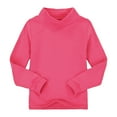 Baby Girls Soft Cotton Thermal Shirts Mock Crewneck Long Sleeve ...