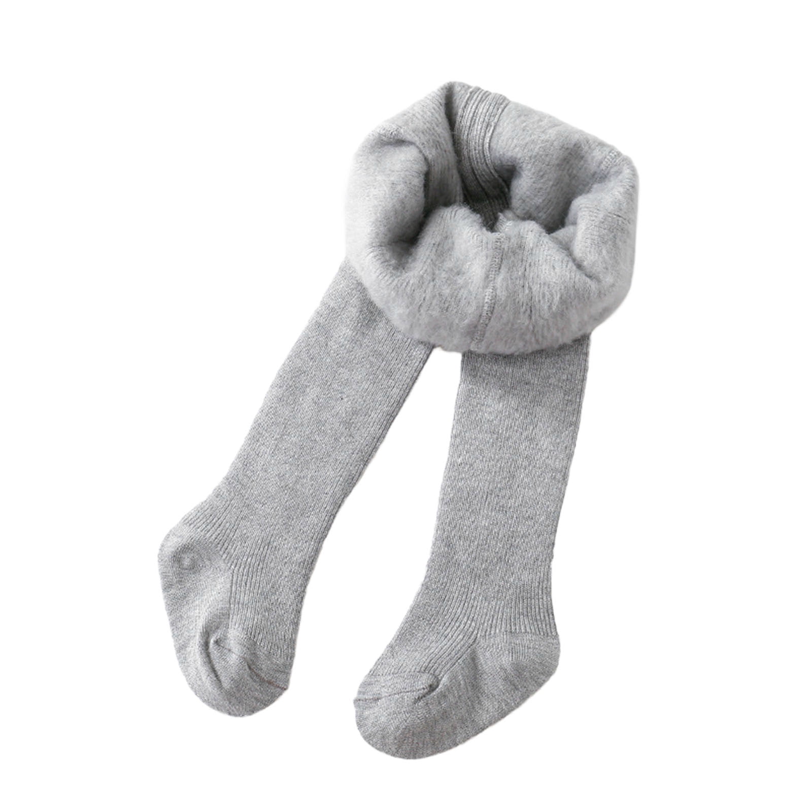 Baby Girls Tights Winter Fleece Lined Leggings Girls Knit Thick Warm ...