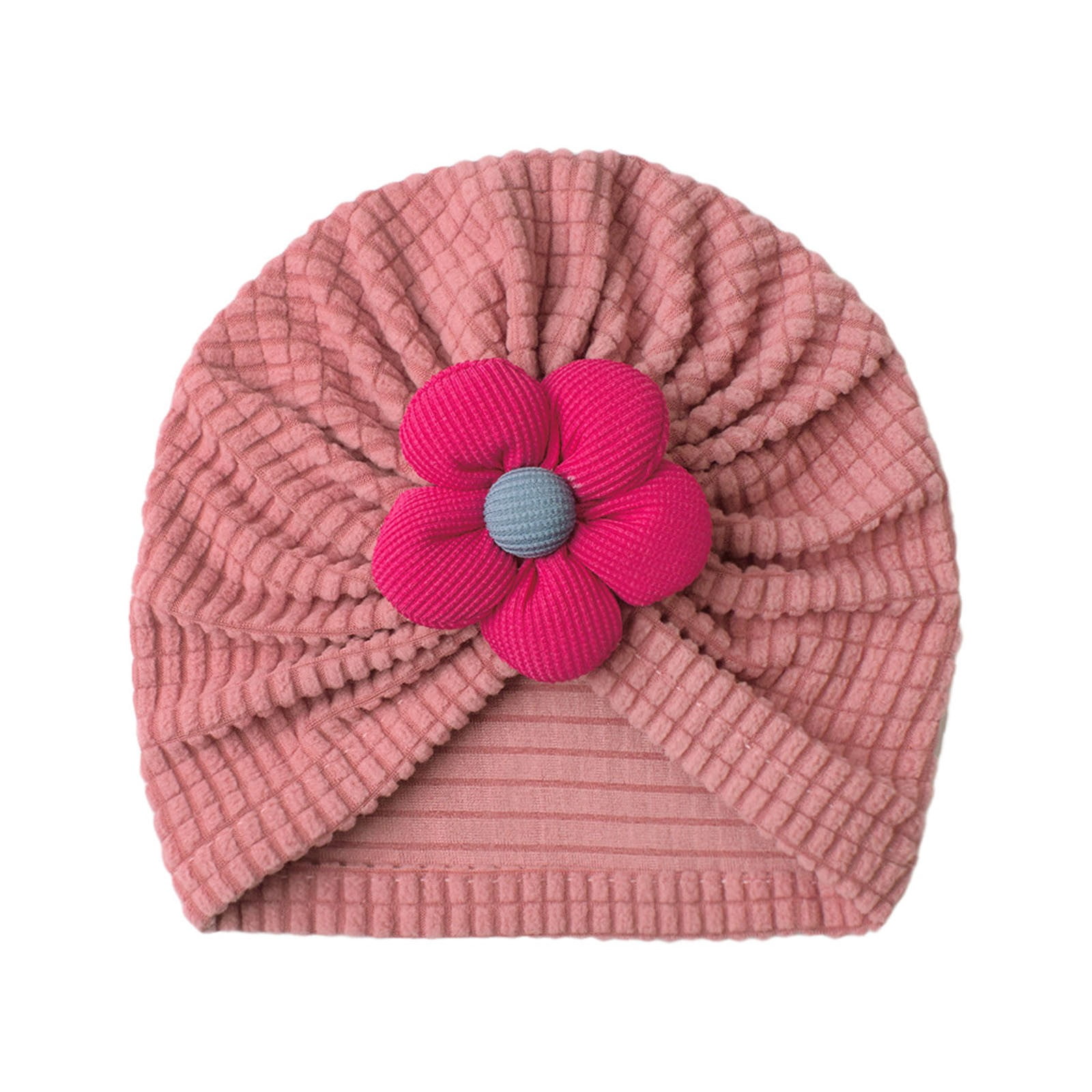Baby Girls Turban Hats With Bow Caps Bonnets Headwraps For Toddlers ...