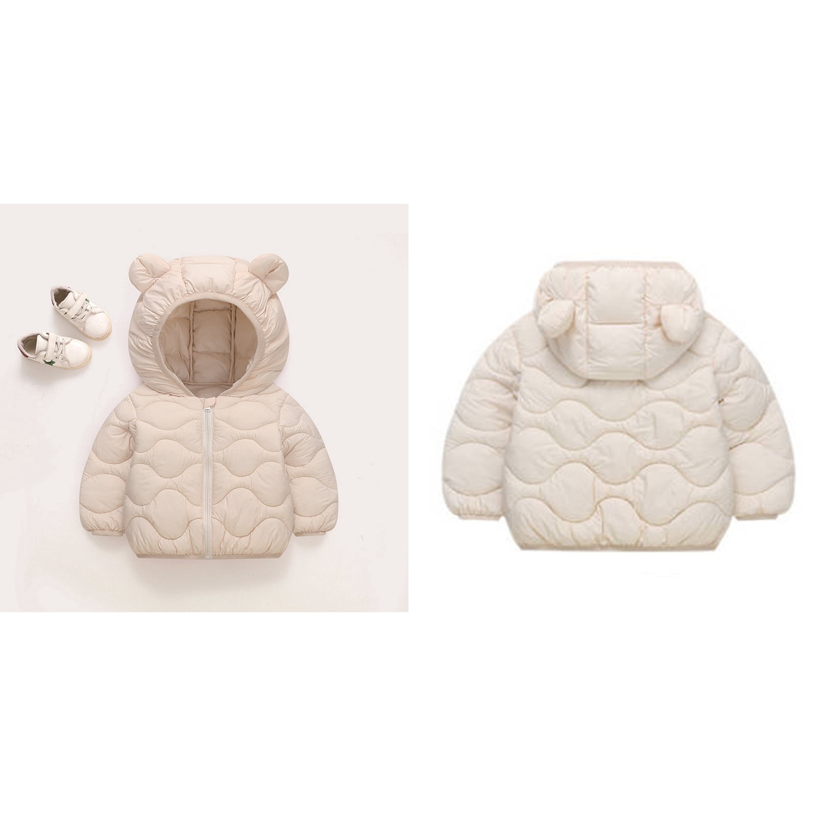 Baby Girls Winter Coat,Baby Boys Puffer Coat Bear Ear Hooded Jacket ...