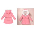 Baby Girls Winter Coat,Kids Puffer Coat With Mid-length Hoods Zipper Up Down Coats For Baby Boys ...