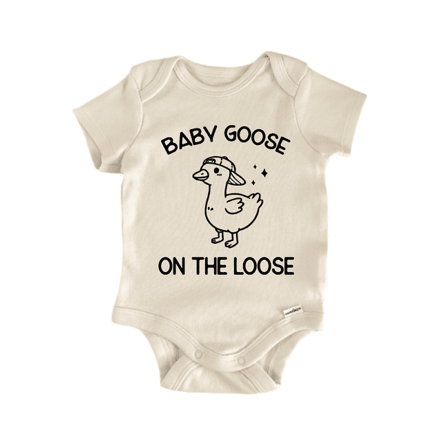 Baby Goose On The Loose - Baby Boy Girl Clothes Infant Bodysuit Funny Cute Newborn - Walmart.com