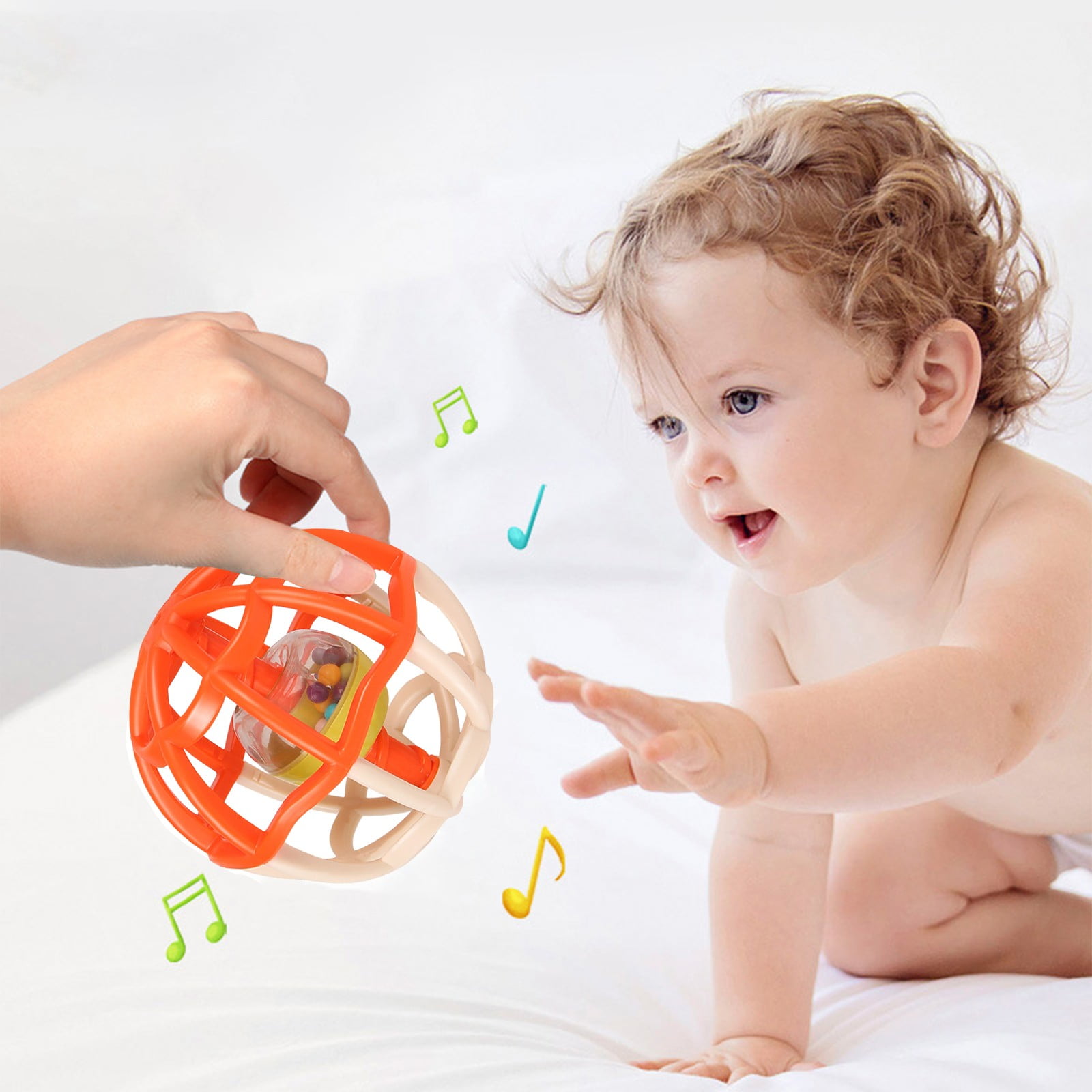 Baby Grasping Ball Toy - Hand Balls For Babies, Hand Grasping Ball Baby ...