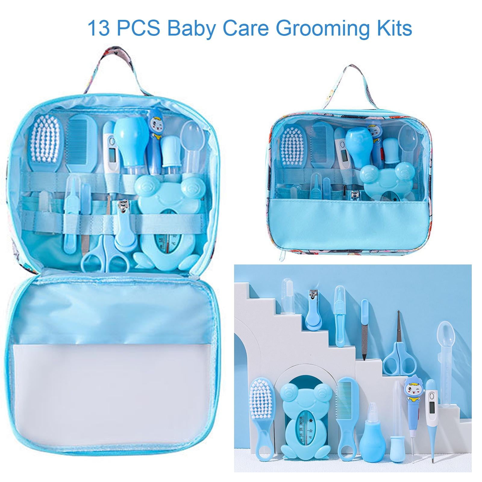 Baby Grooming Kit, Infant Safety Care Set with Hair Brush Comb Nail ...