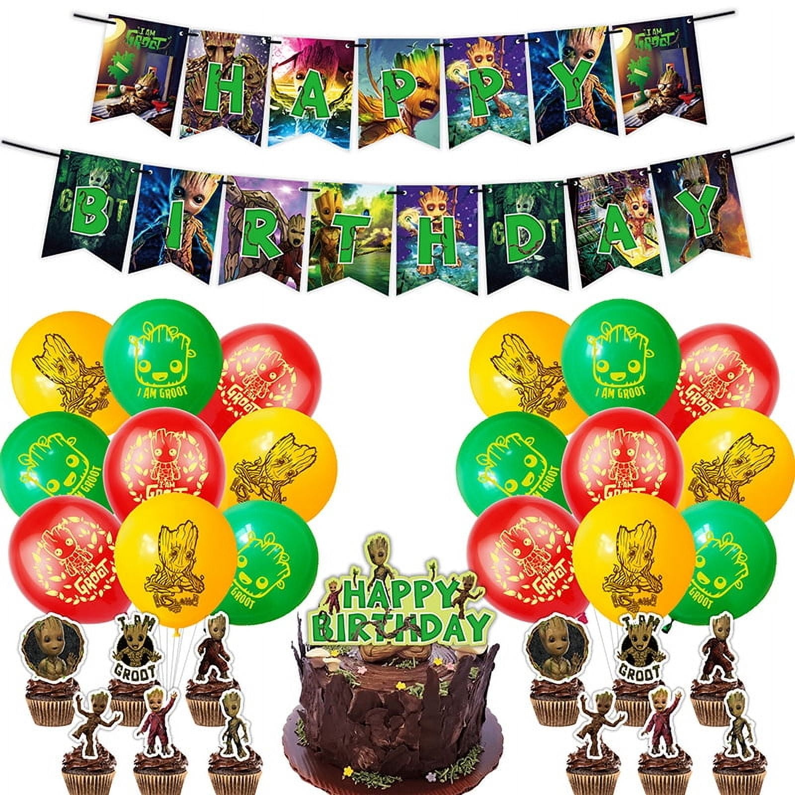 Baby Groot Birthday Party Decorations, Baby Groot Birthday Party ...