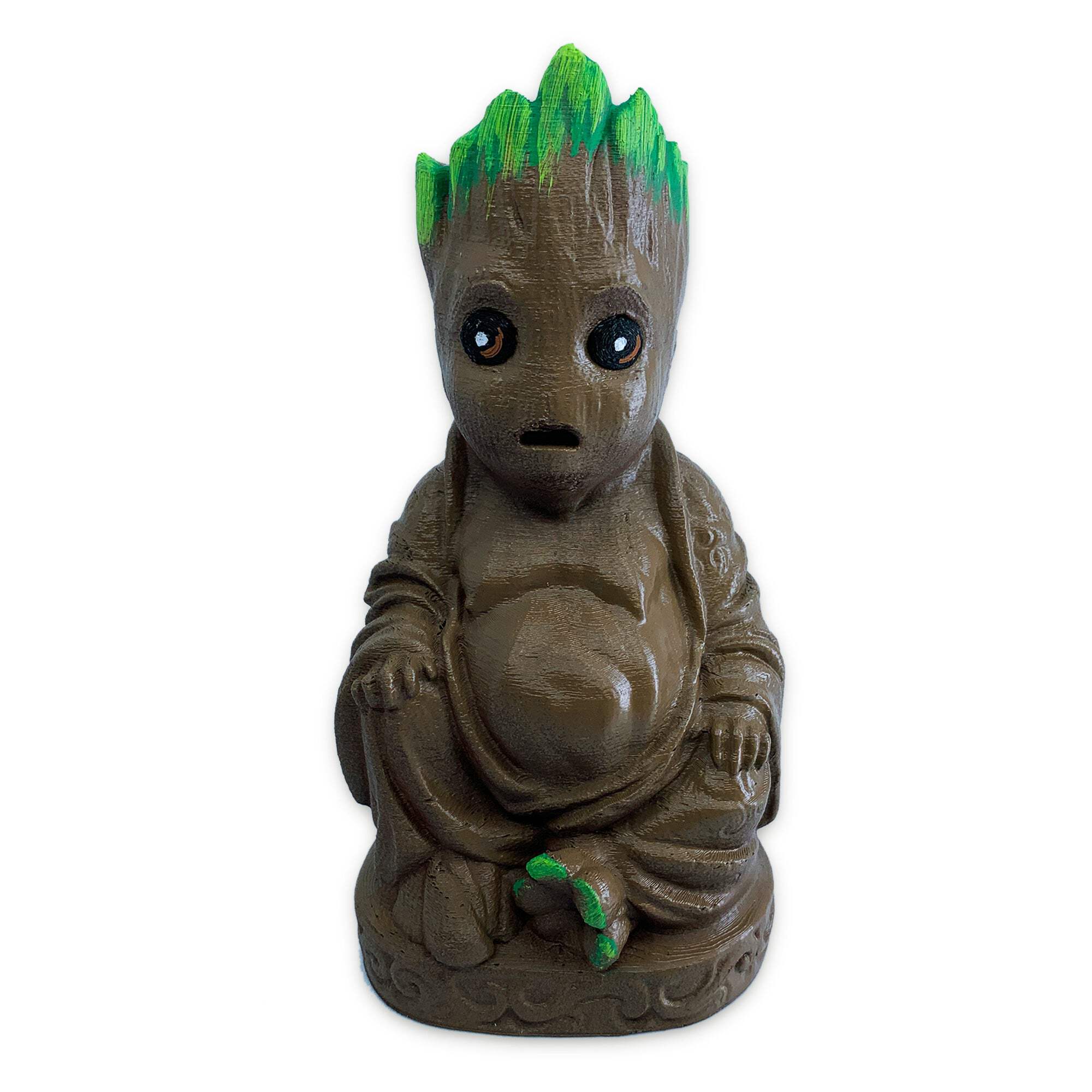 Baby Groot Buddha | Brown - Walmart.com
