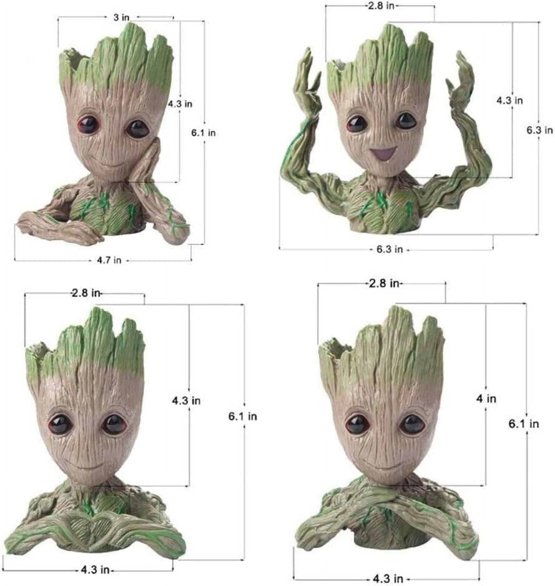 Baby Groot Flower Pot, Tree Man Pen or Pencil Holder or Planters with ...